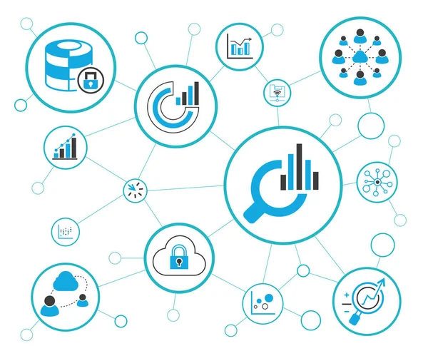 Grote gegevens pictogram Stock Photos, Royalty Free Grote gegevens ...