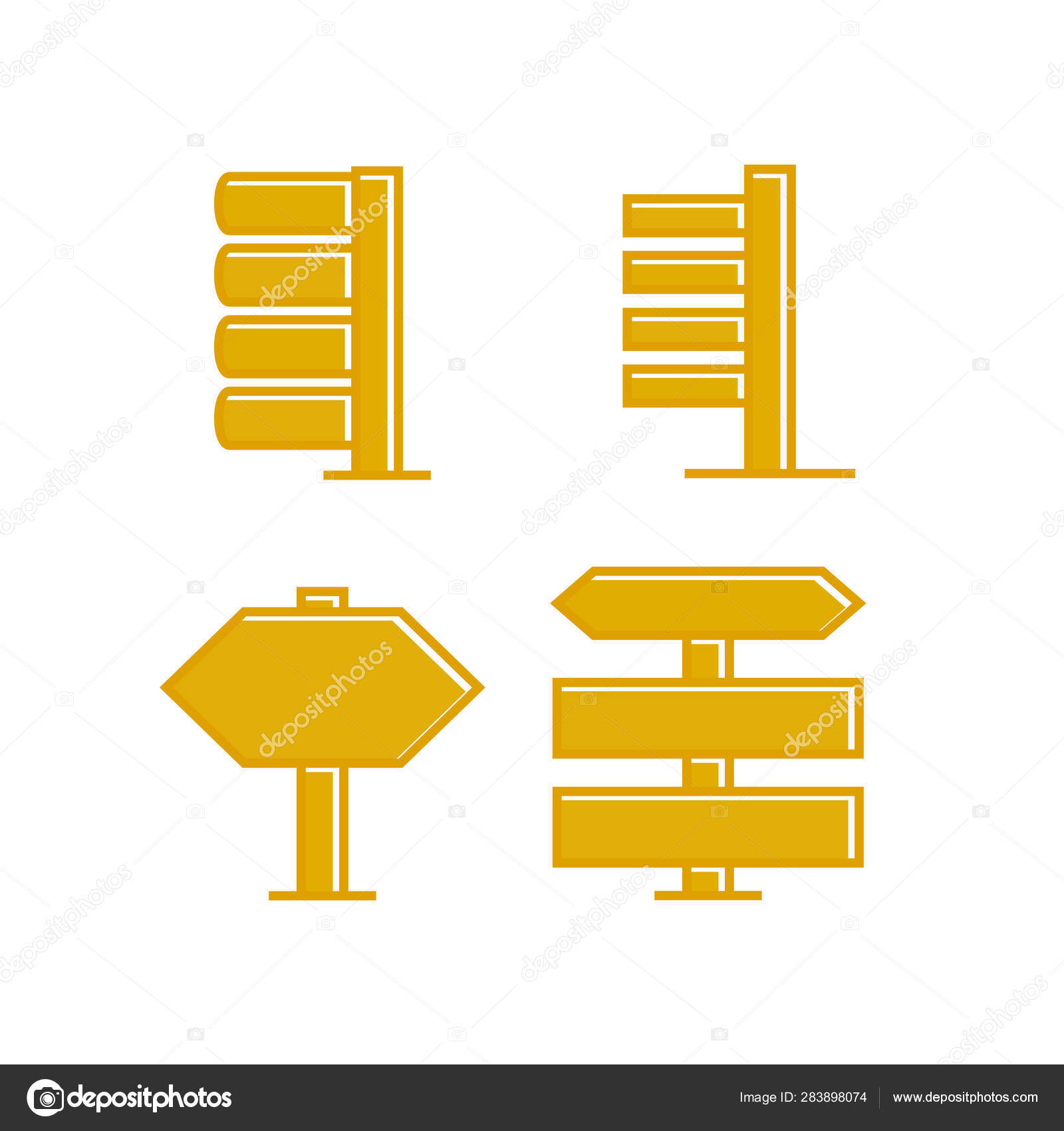 Vector Illustration Signs Icons Set Stock Vector Image by ©loopang ...
