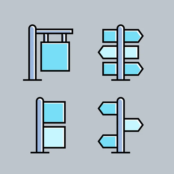 Vector Illustration Signs Icons Set Stock Vector by ©loopang 283908176