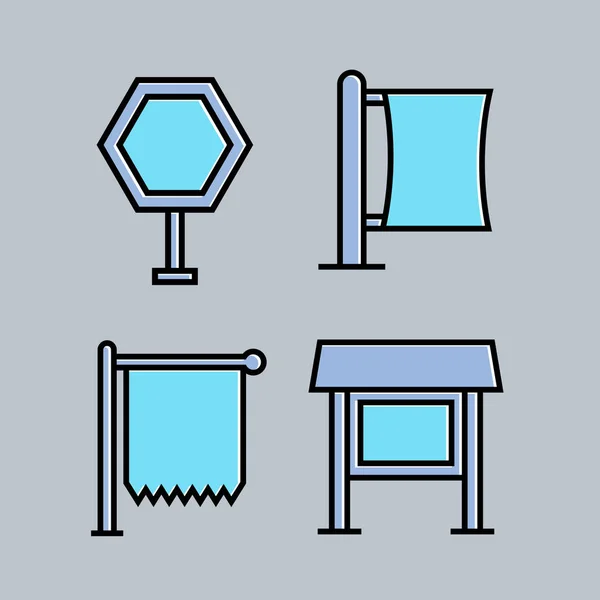 Vector Illustration Signs Icons Set Stock Vector by ©loopang 283918168