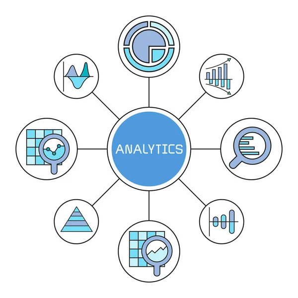 Vector Illustration Data Analytics Concept Stock Vector by ©loopang ...