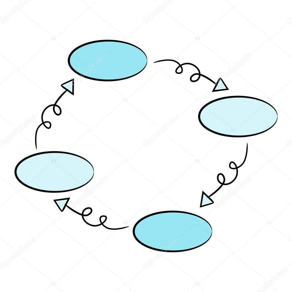 ilustraci n vectorial del diagrama de flujo 2024