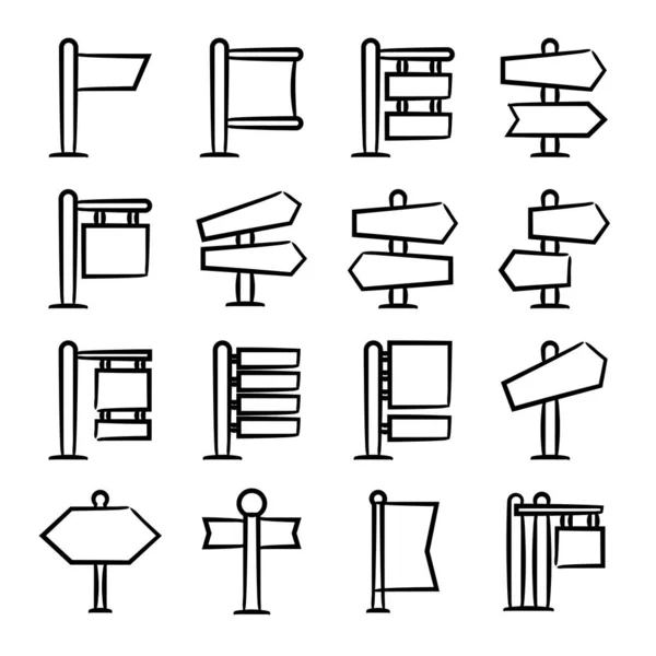 Vector Illustration Signs Icons Set Stock Vector by ©loopang 283903894