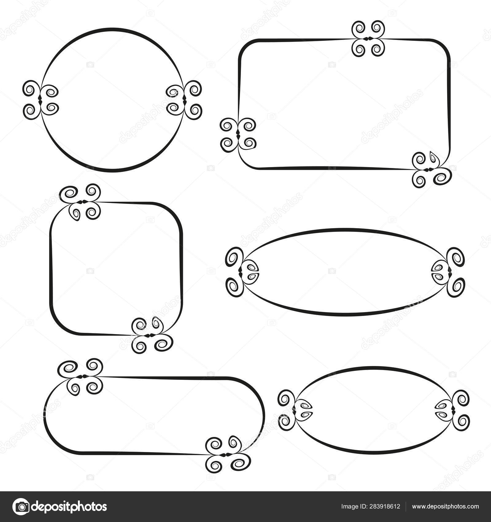 Vector Illustration Shapes Set Stock Vector by ©loopang 283918612
