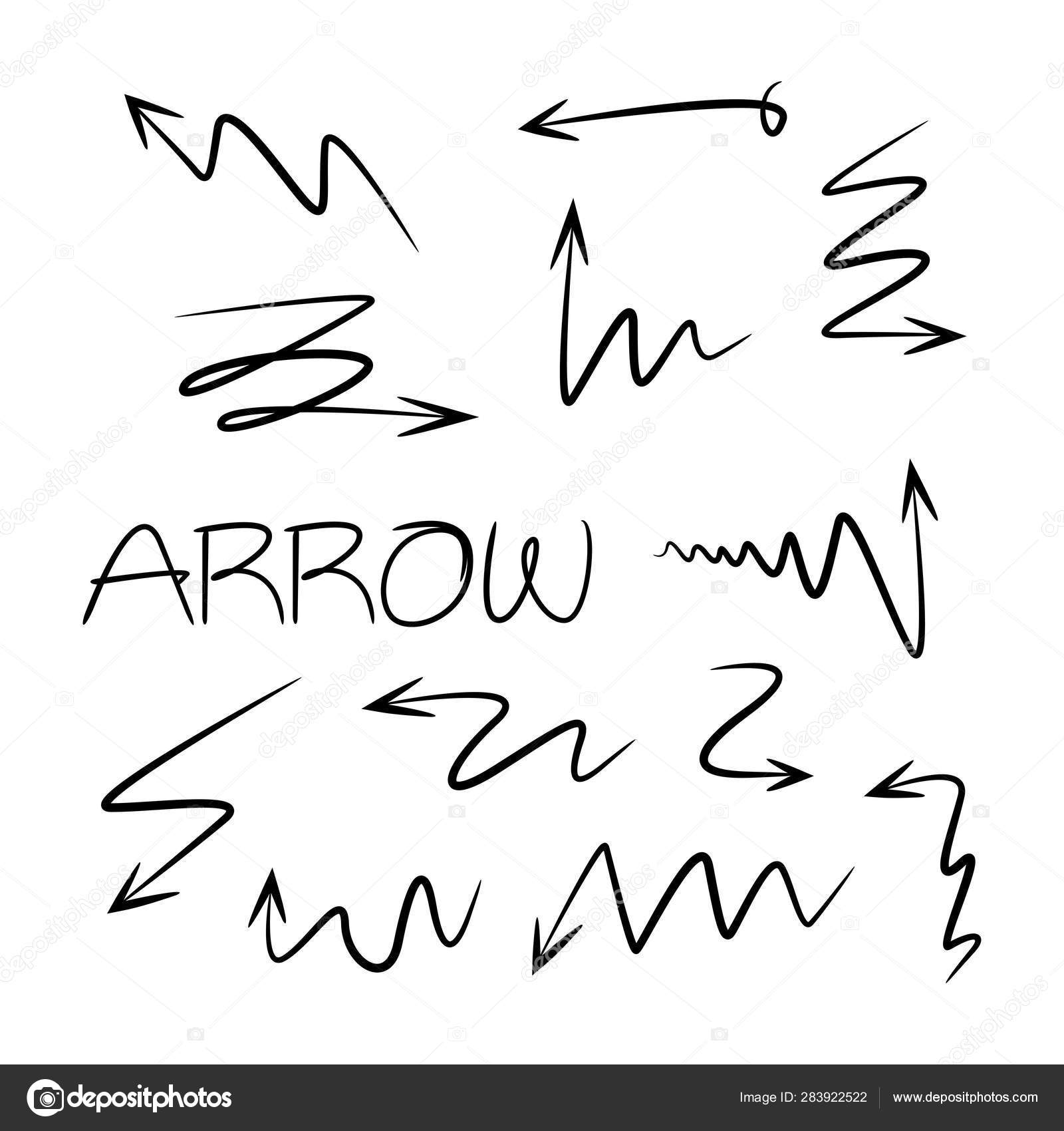 Vector Illustration Arrows Icons Stock Vector by ©loopang 283922522