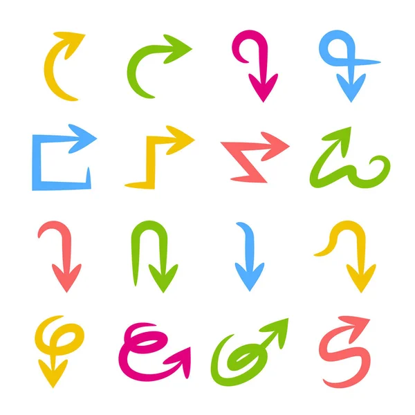 Vector Illustration Arrows Icons Stock Vector by ©loopang 281387174