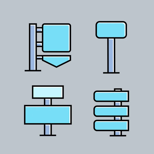 Vector Illustration Signs Icons Set Stock Vector by ©loopang 283908176