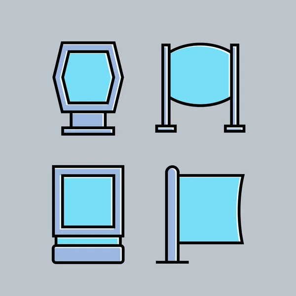 Vector Illustration Signs Icons Set Stock Vector by ©loopang 283908176