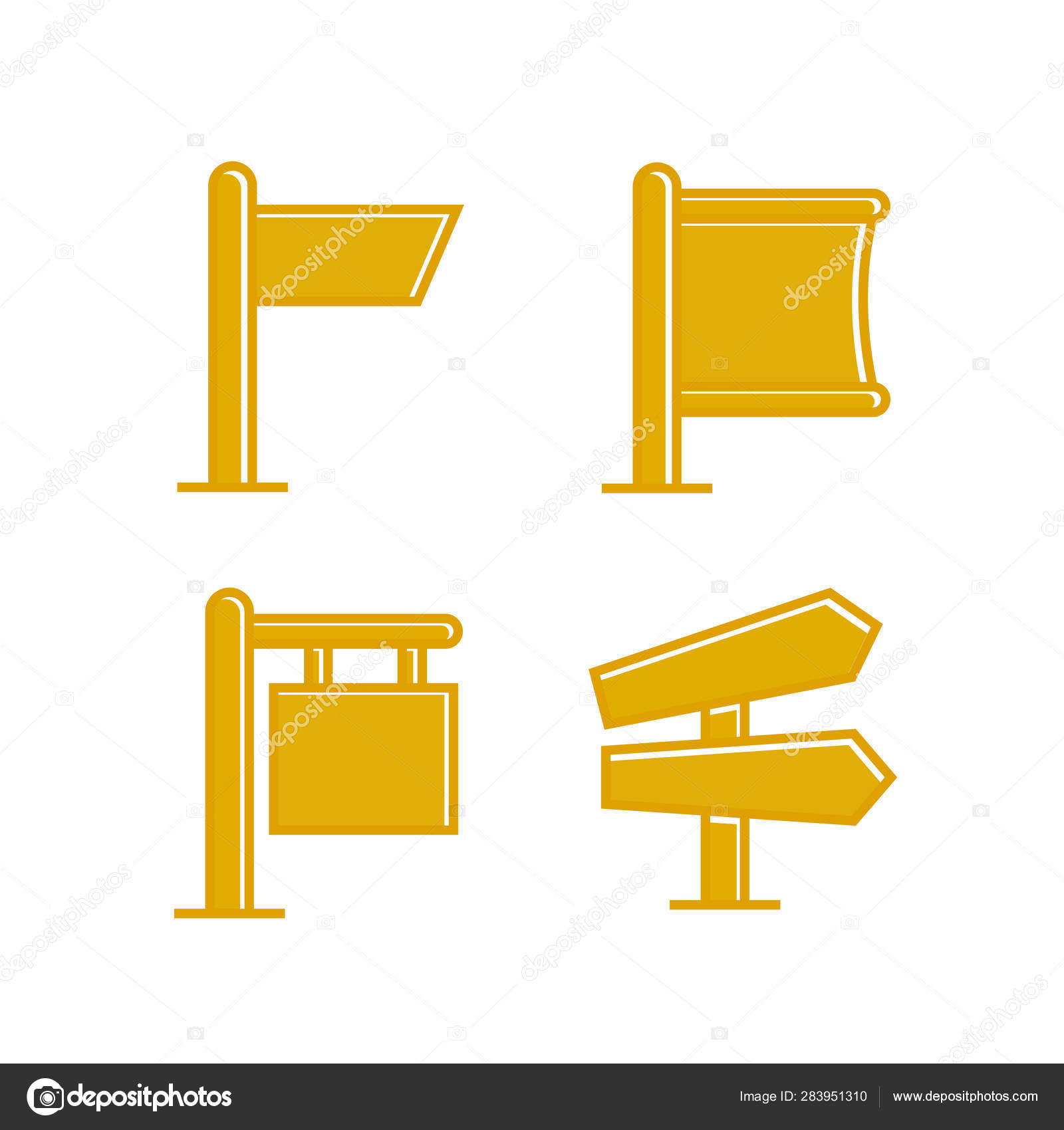 Vector Illustration Signs Stock Vector by ©loopang 283951310
