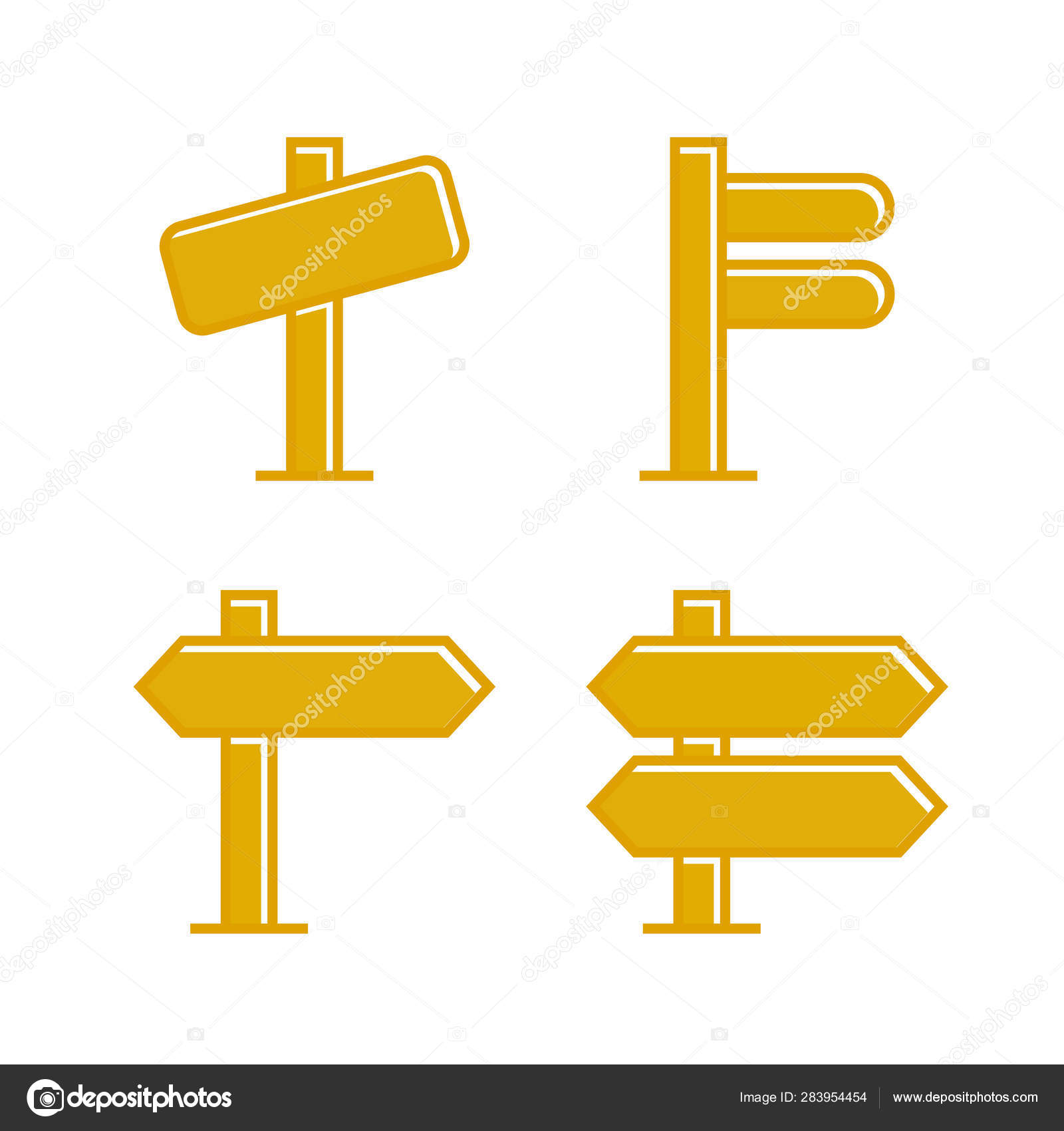 Vector Illustration Signs Icons Set Stock Vector by ©loopang 283954454
