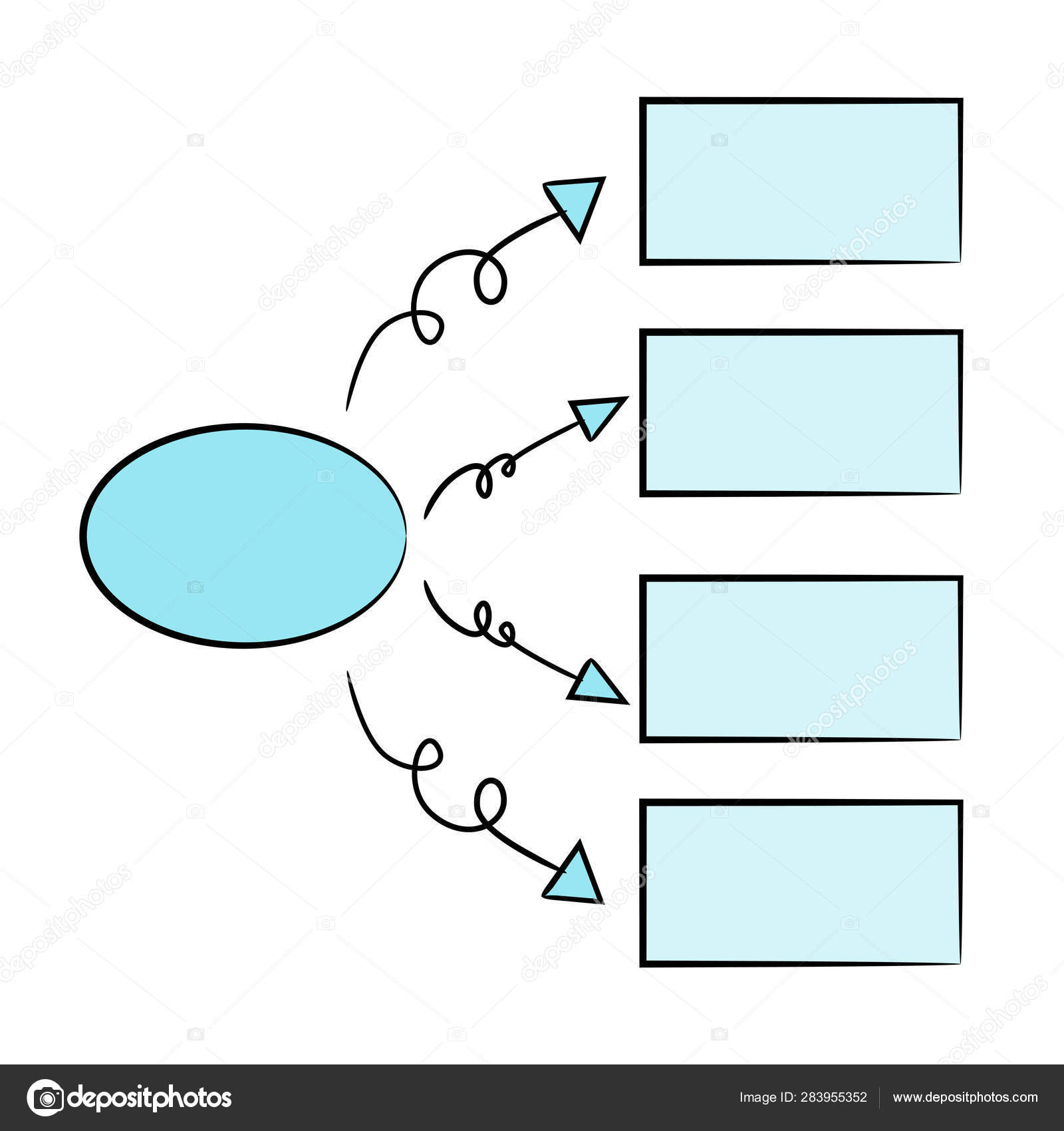 Vector Illustration Flow Diagram Stock Vector Image by ©loopang #283955352