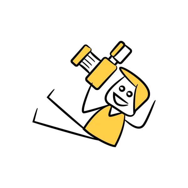 Stick figure camera Stock Vectors, Royalty Free Stick figure camera ...