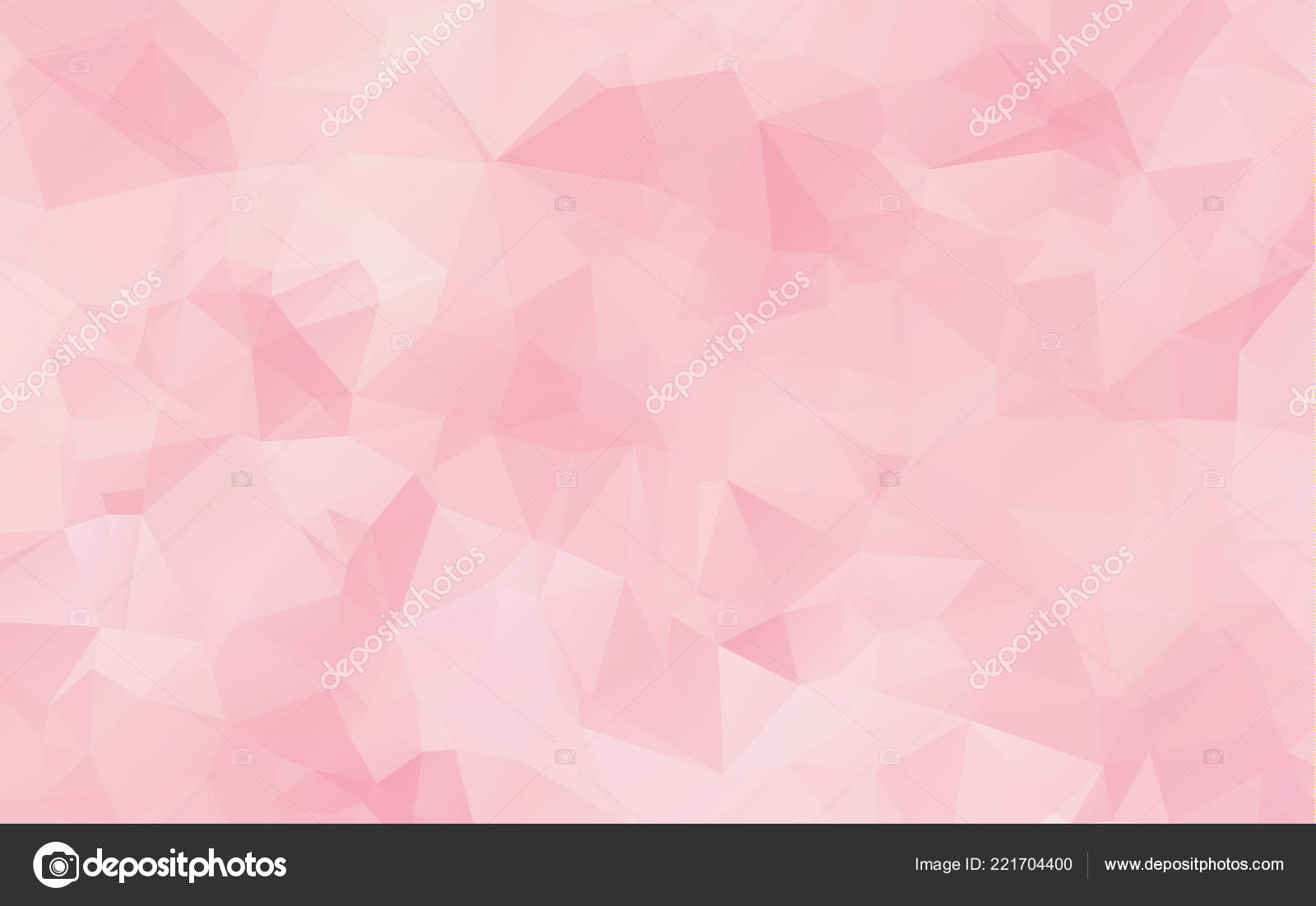 Abstract Pink Polygonal Illustration Which Consist Triangles Geometric Background Origami Stock ...