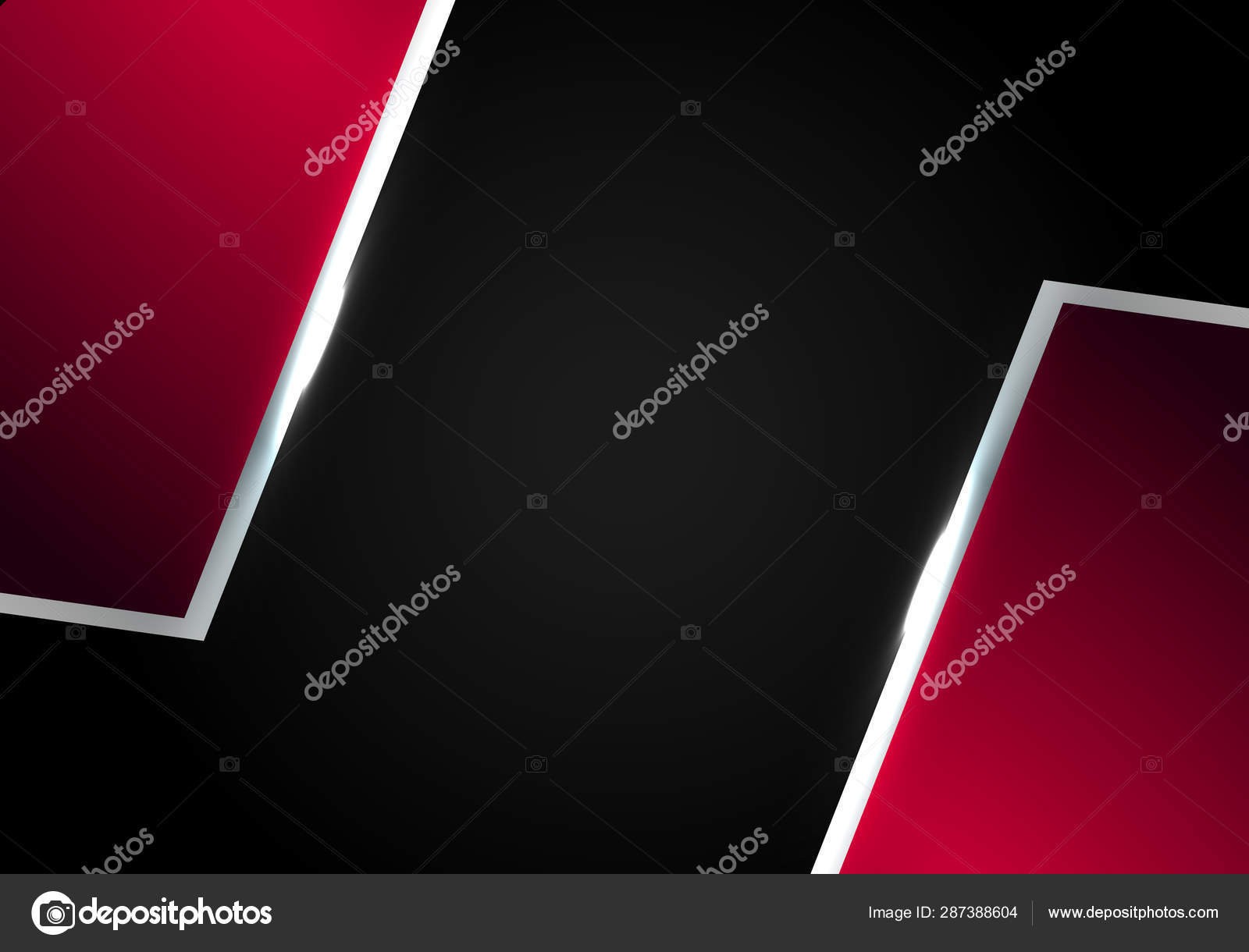 Metallic red rectangle frame layout template sports concept back Stock ...