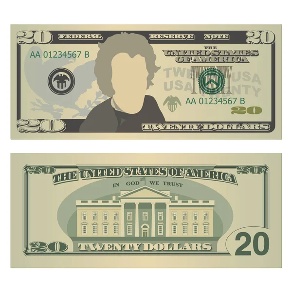 20 dollar bill Vector Art Stock Images | Depositphotos