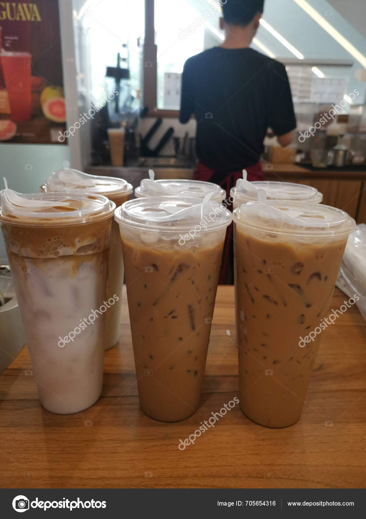 Iced Coffee Coffee Shop — Stock Photo © luknaja #705654316