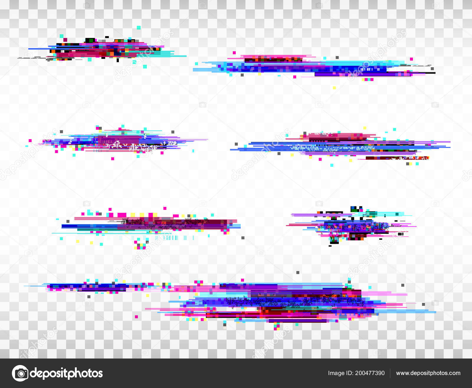 Digital Pixel Glitches