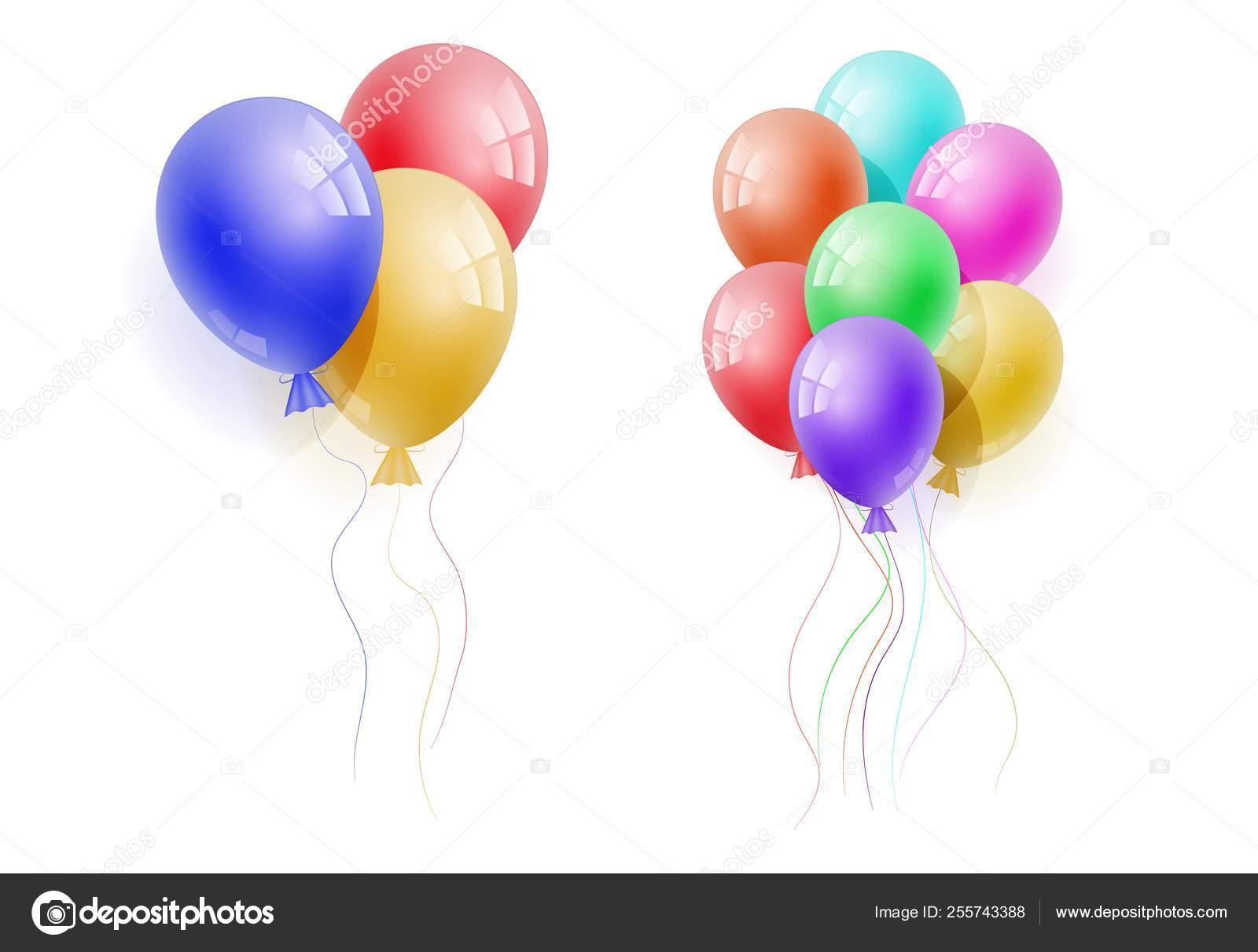 Vector 3d realistic balloon. Stock Vector Image by ©ZYuliya #255743388