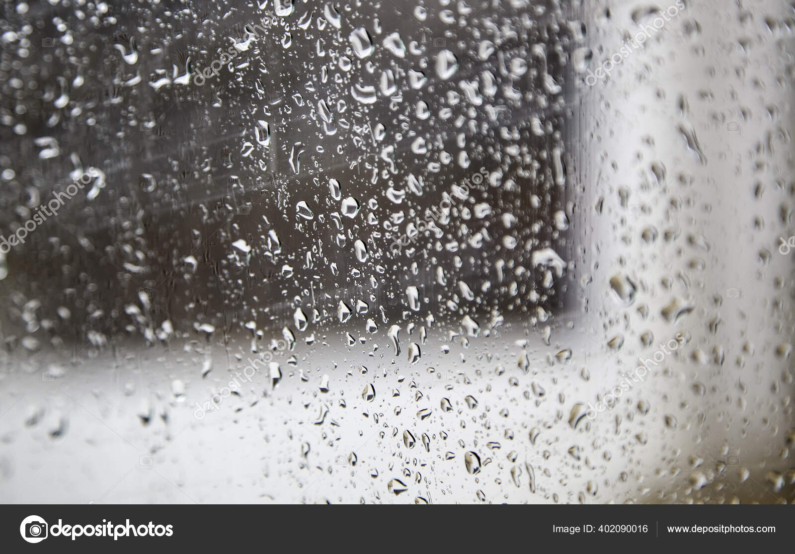 Rainy Day City Humidity Wet Glass — Stock Photo © esebene-photo #402090016