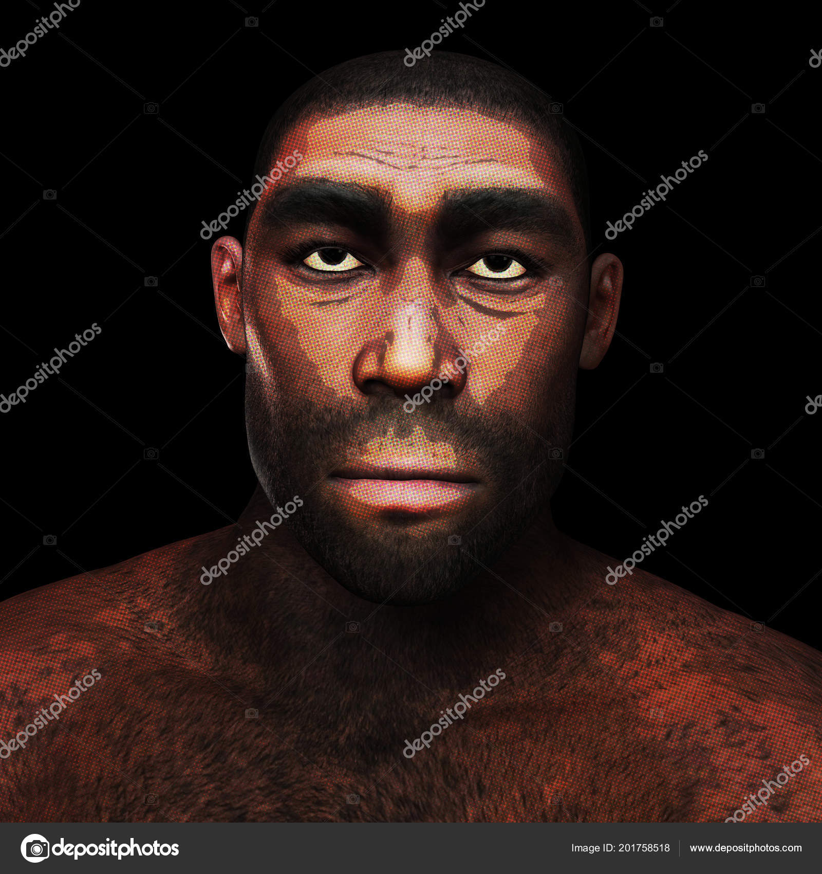 Homo Erectus Face
