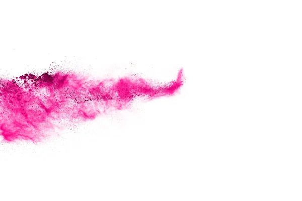 Abstract Pink Powder Splatted Background Freeze Motion Color Powder ...