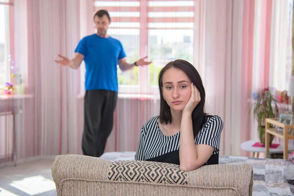 Family Difficulties Family Problems Portrait Father Daughter Family ...