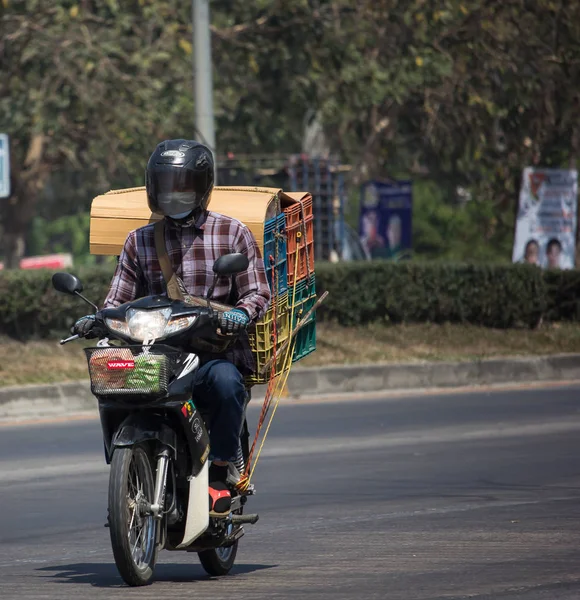Private Honda Super Cub Motorcycle. — Stock Editorial Photo ...