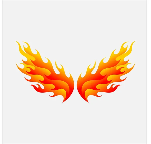 Fire wings logo Vector Art Stock Images | Depositphotos
