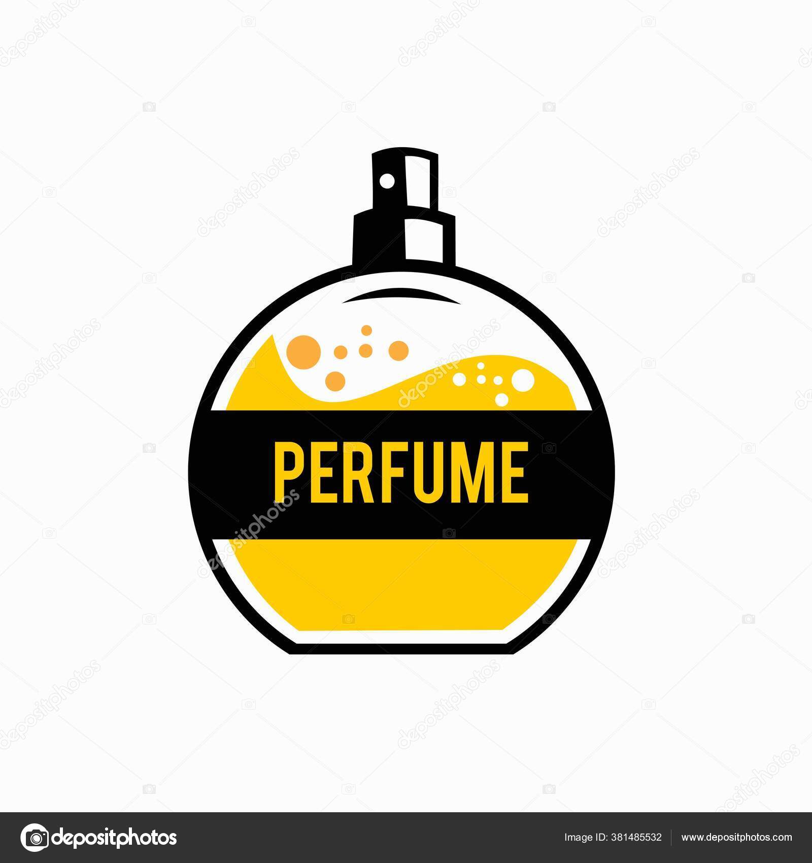 Perfume Vector Logo Bottle Logo Design Stock Vector Image by ...