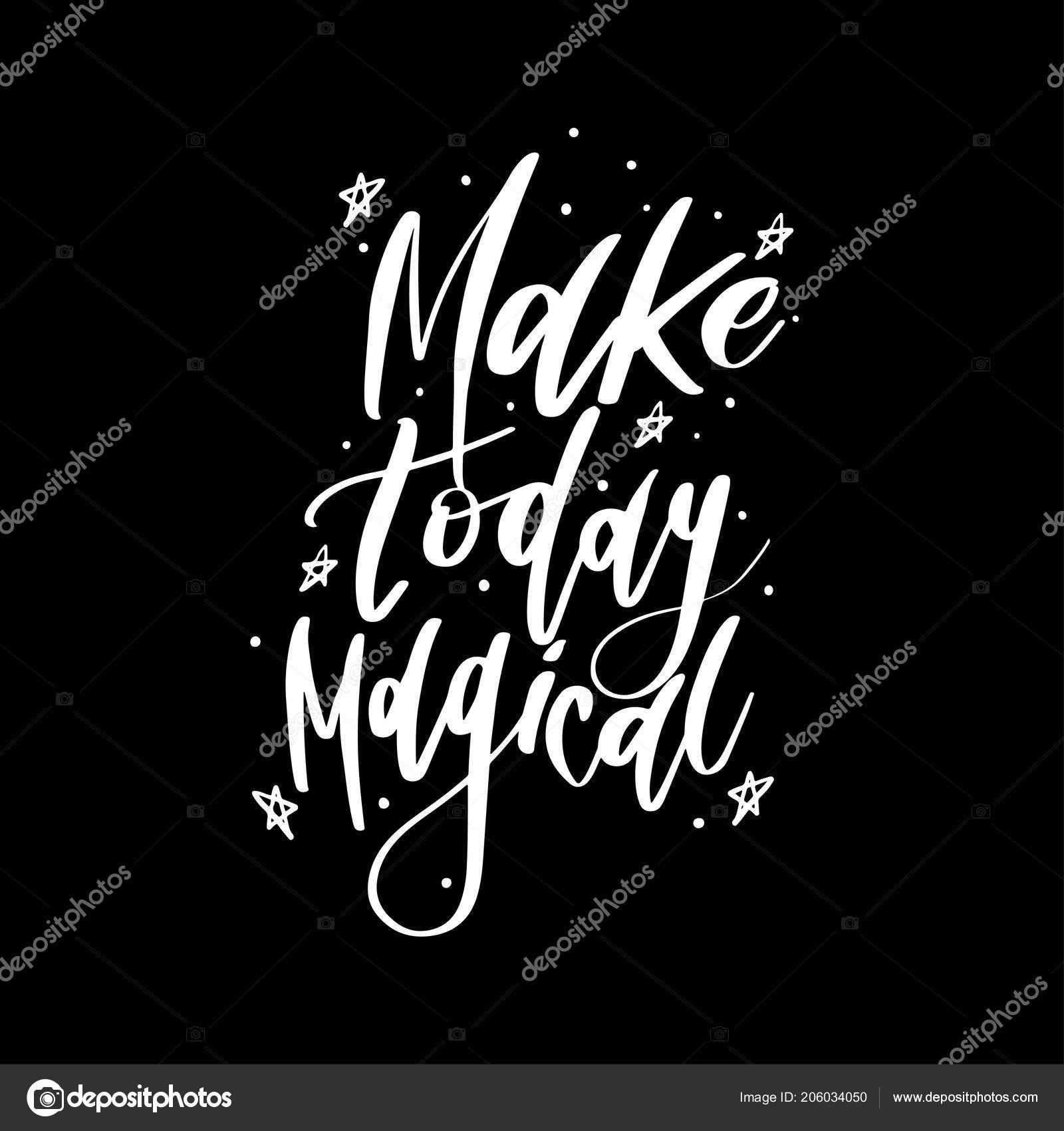 Typography Vector Calligraphy Emotion Magical Lettering Handwritten ...