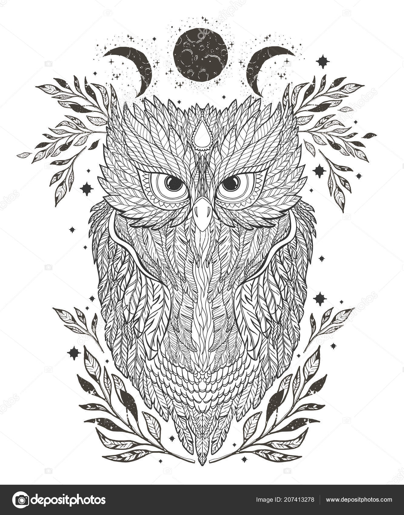 Virginia Uhu Silhouette