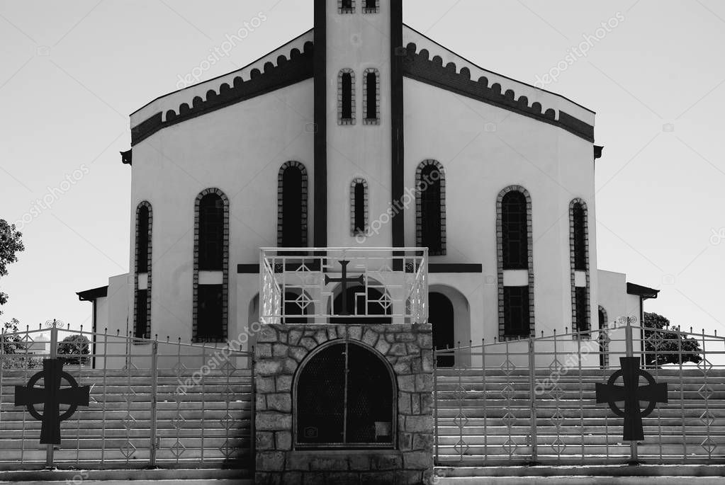 Segheneiti, Eritrea - 29 / 04 / 2019: Viajando por las villas cerca de ...