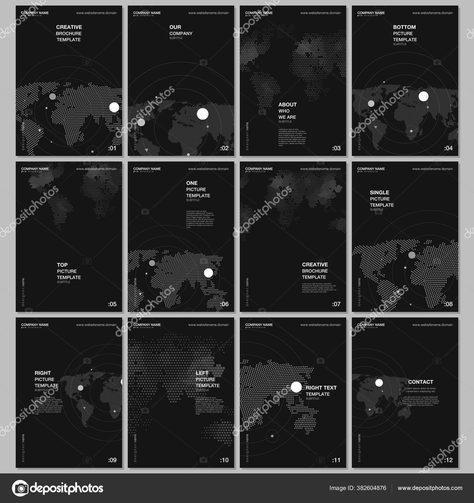 A4 brochure layout of covers design templates for flyer leaflet, A4 ...