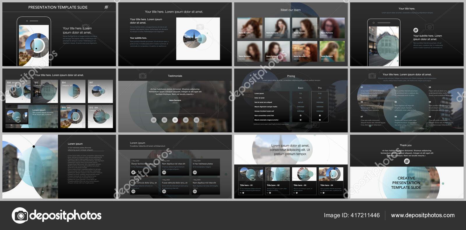 Presentation design vector templates, multipurpose template for ... Presentation design vector templates, multipurpose template for ...