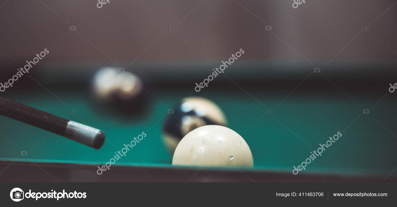 Playing Biliard Pool — Stock Photo © revvo #411463706