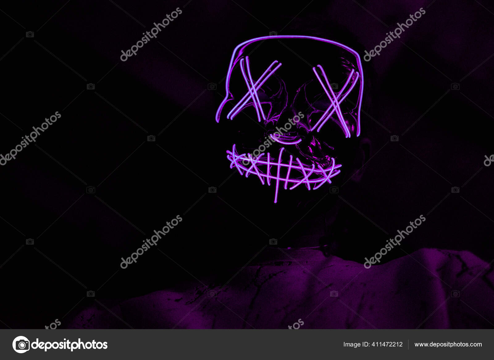 Horror Purge Mask Carnival — Stock Photo © revvo #411472212