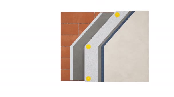 Polystyrene wall insulation 3d scheme Stock Photo by ©day908 100359650