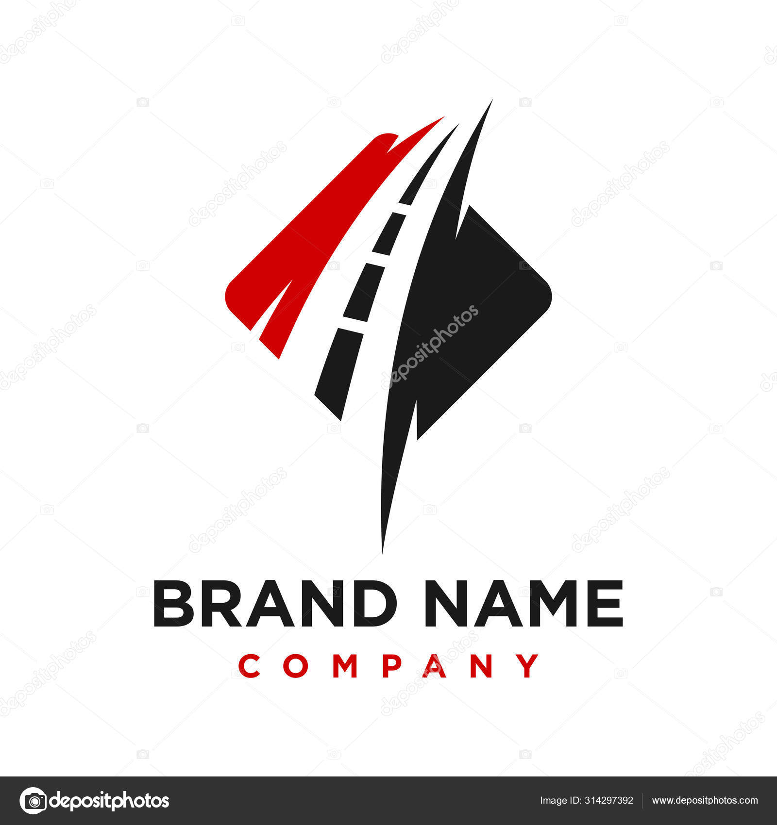 Desain logo jalan Vektor Stok oleh ©cumicumi442@gmail.com 314297392