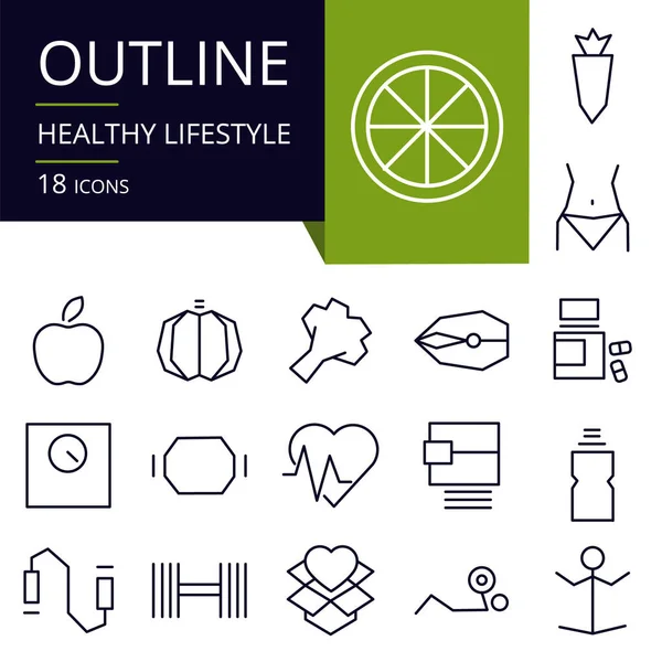 Healthy lifestyle poster, dieting, fitness and nutrition. — Stock Vector © Introwiz #162176210