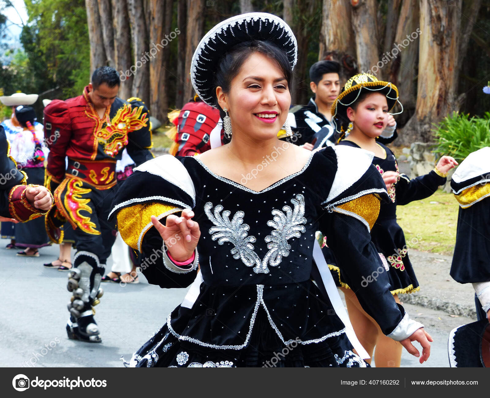 Cuenca Ecuador September 2019 Celebration Killa Raymi Andean Festival ...