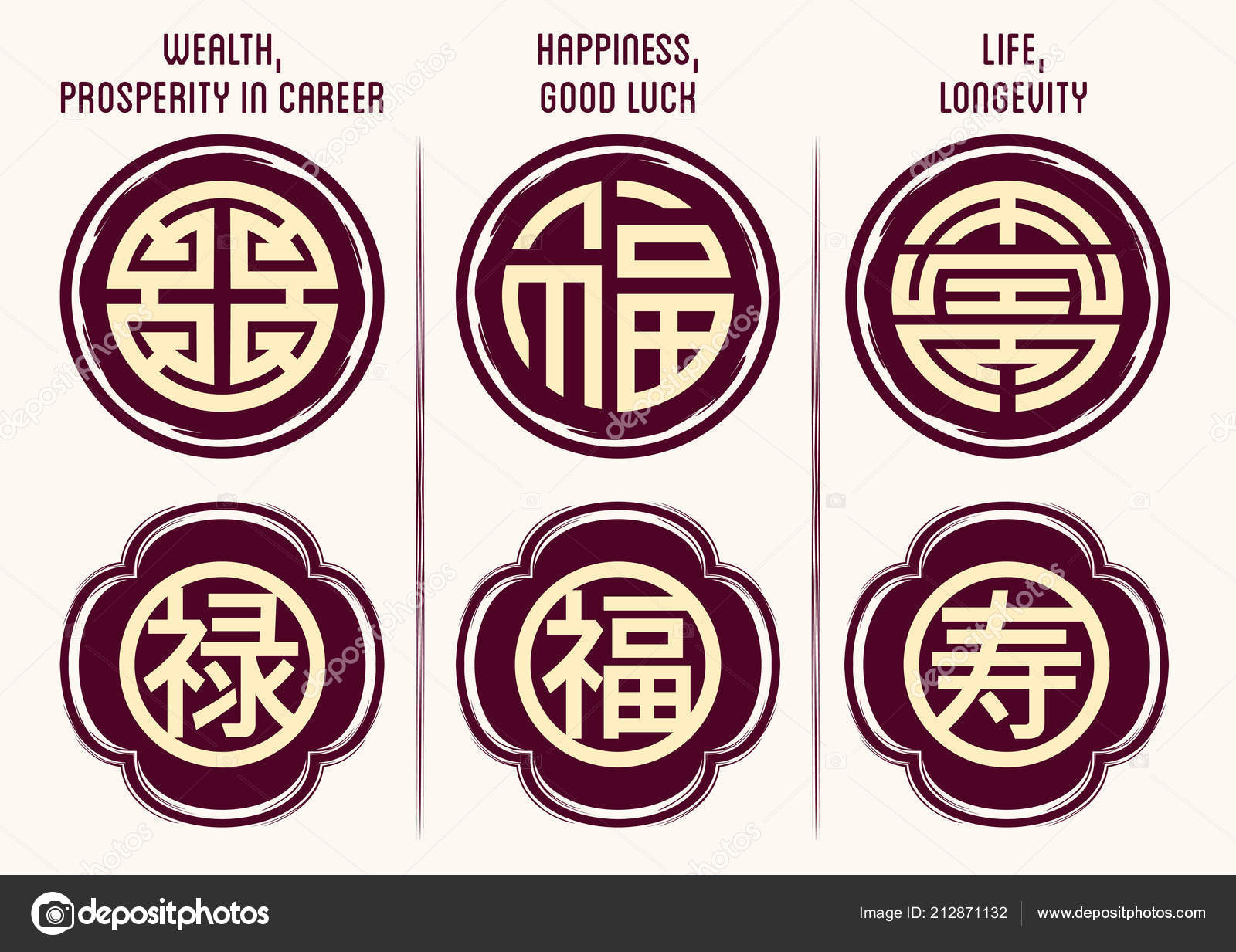 Chinese Prosperity Symbol Wallpaper