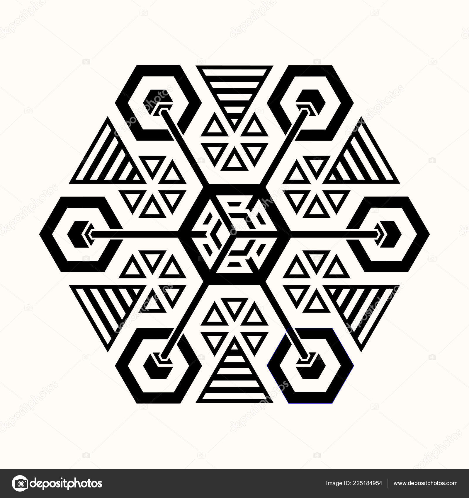 Sacred Geometry Tattoo Triangle