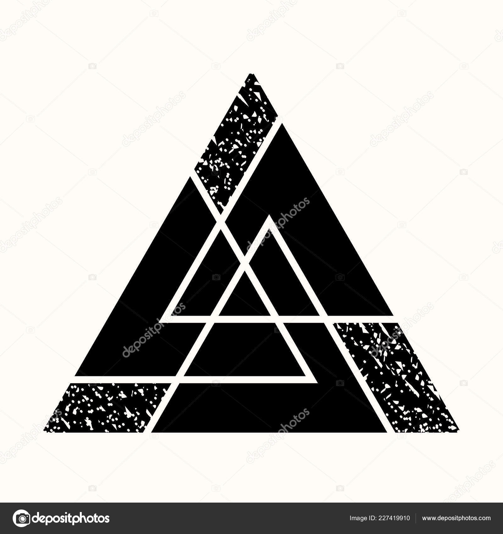 Sacred Geometry Crossed Linear Triangles Secret Symbol Geometry Sacred ...