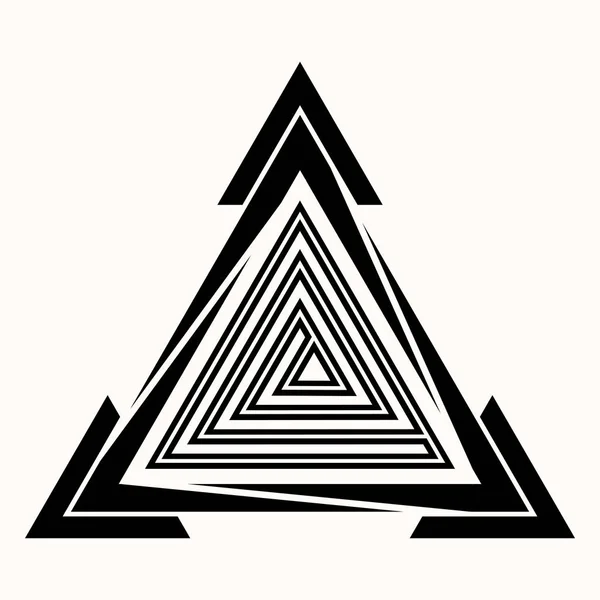 Sacred Geometry Graphic Linear Triangle Crossed Triangles Sacred Symbol ...