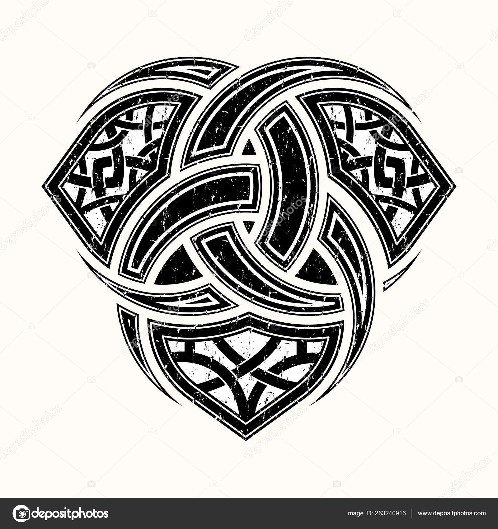 Celtic Fire Symbol Tattoo