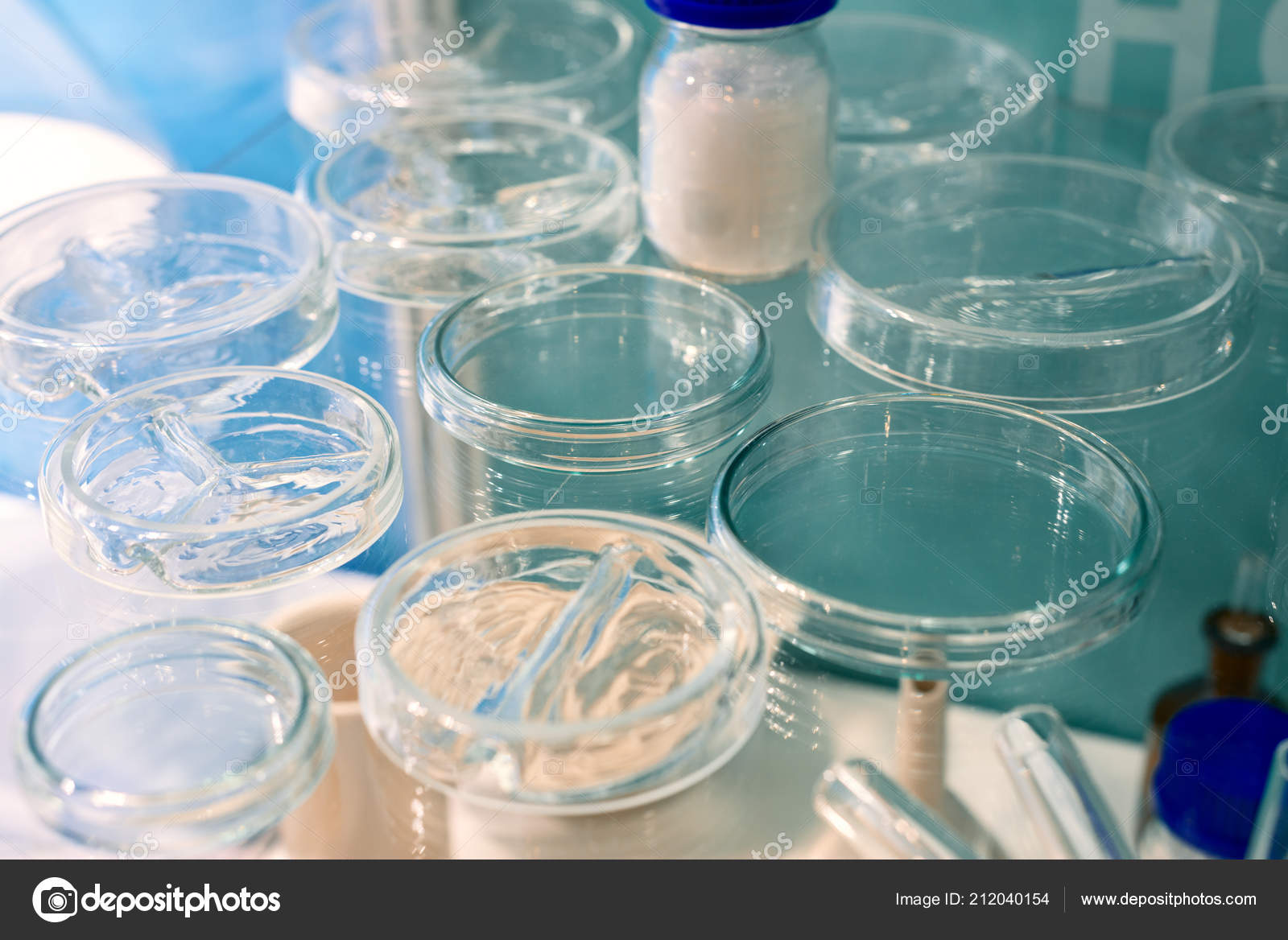 Chemical laboratory glassware. Abstract background. — Stock Photo ...