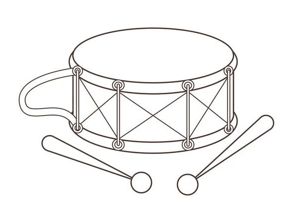 Tambor vector ilustración Imágenes Vectoriales, Gráfico Vectorial de ...