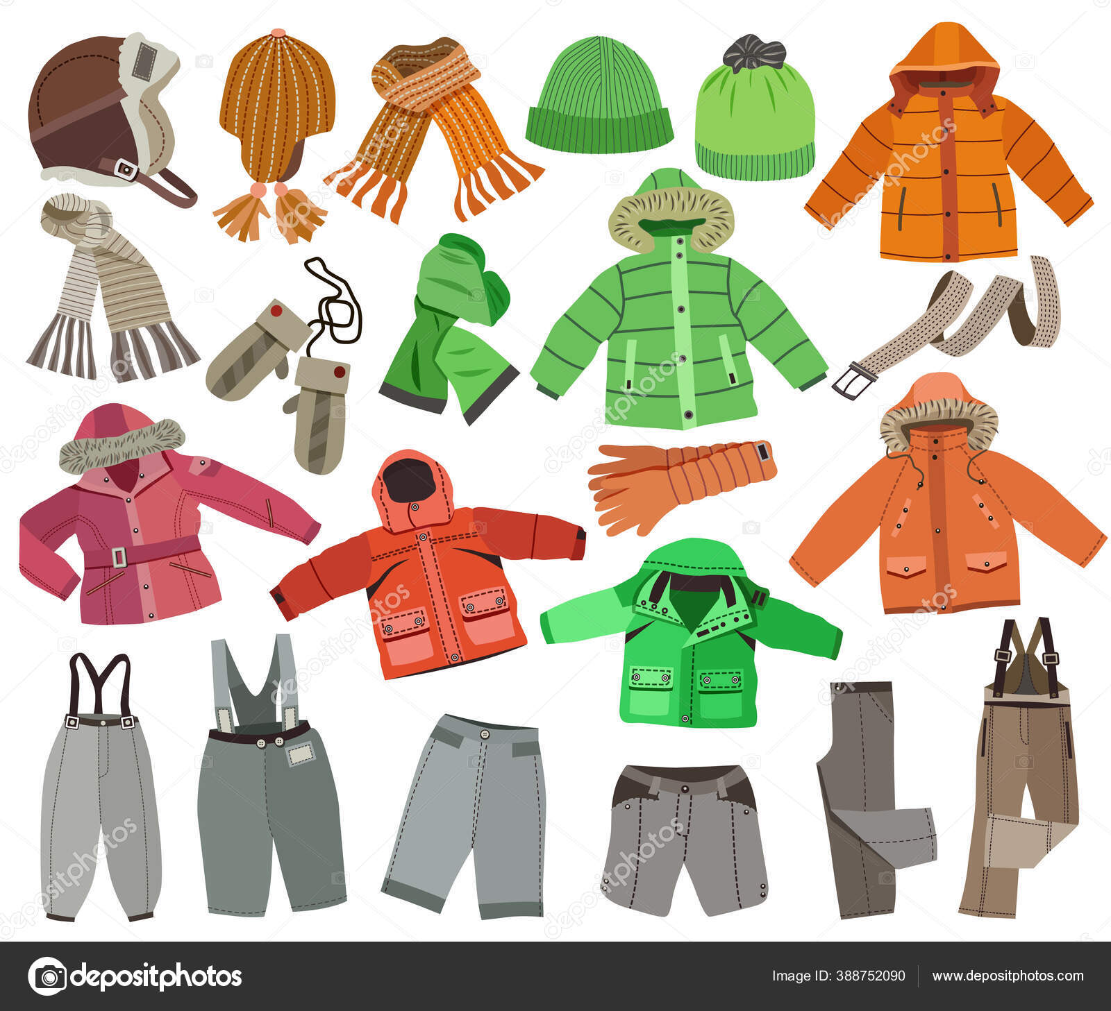 Winter Clothing Clipart For Kids
