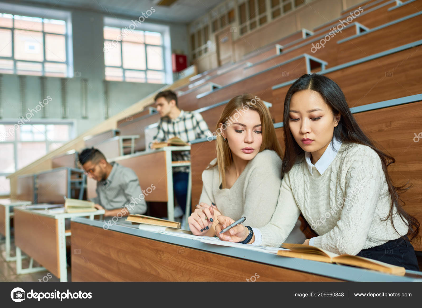 Modern College Classroom