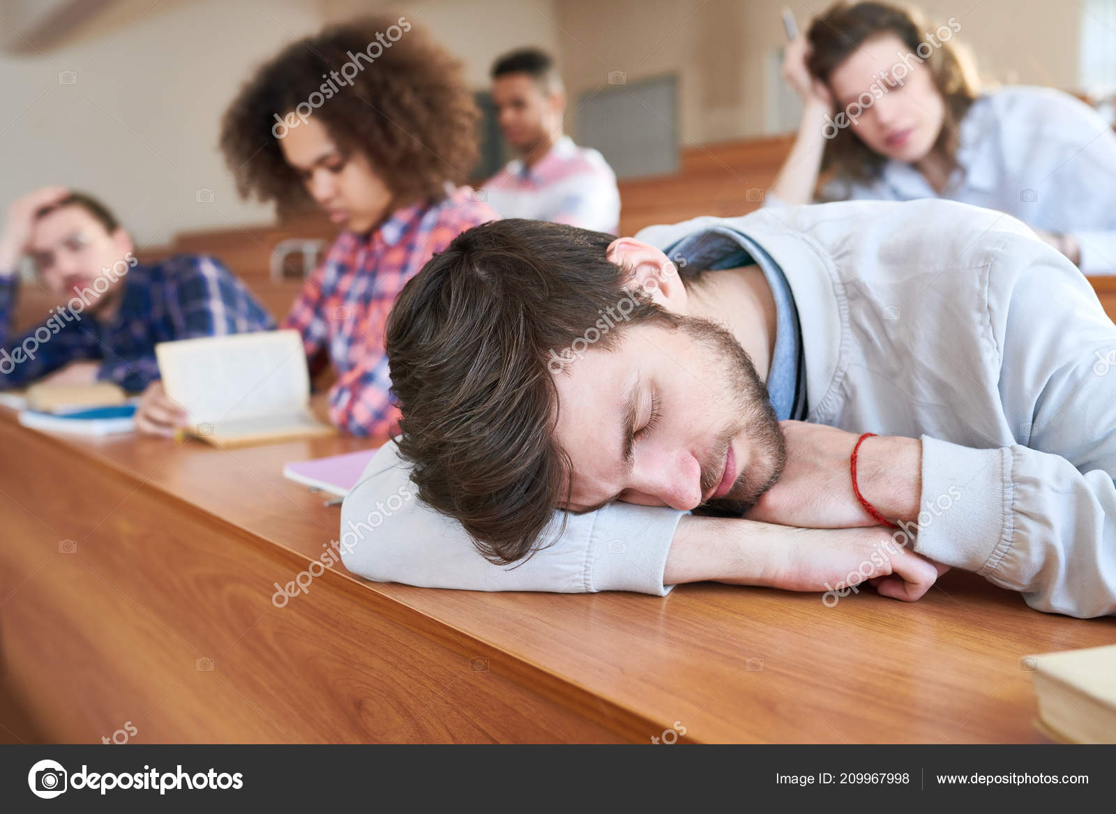 Tired Students In Class